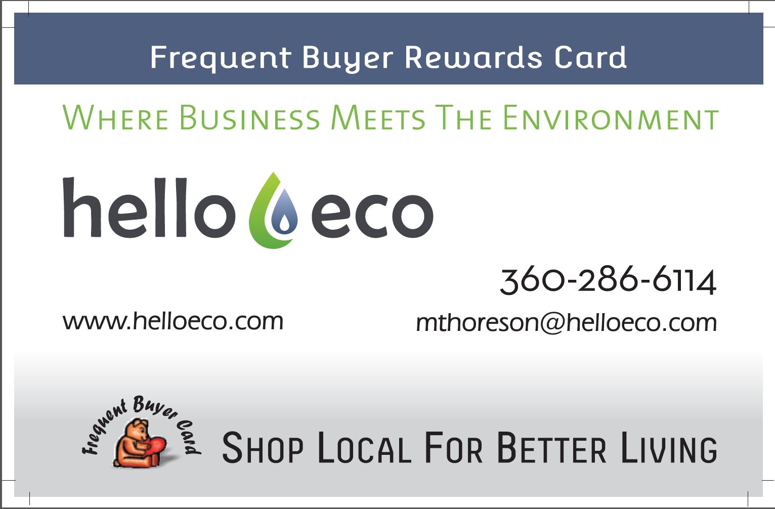 Frequent Buyers Rewards Cards
